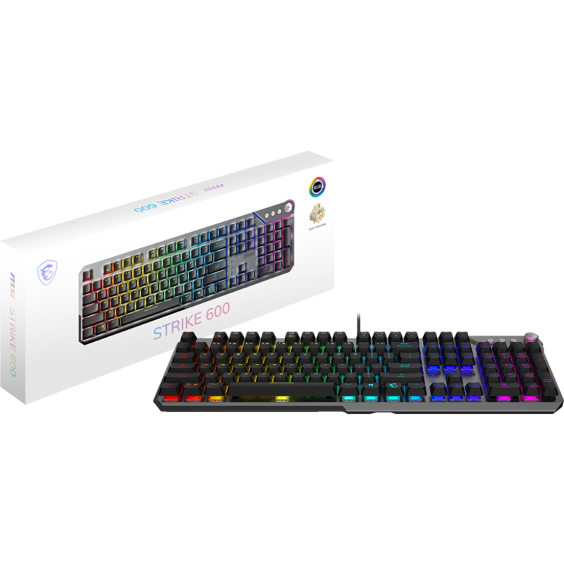 Clavier MSI STRIKE 600 – Mécanique silencieux RGB